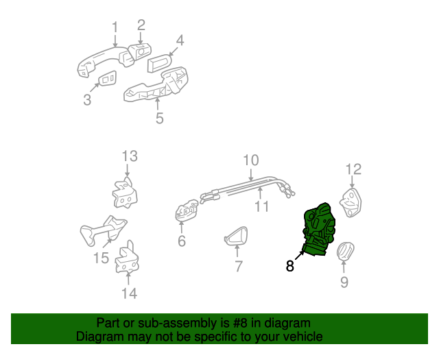 69050-42021 - Lock Assembly 2006-2019 Toyota | Ourisman Toyota Parts