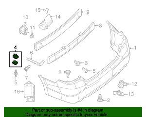 2013-2020 Nissan OEM NEW 2013-2020 Nissan Altima Maxima SL SR SV Bumper ...
