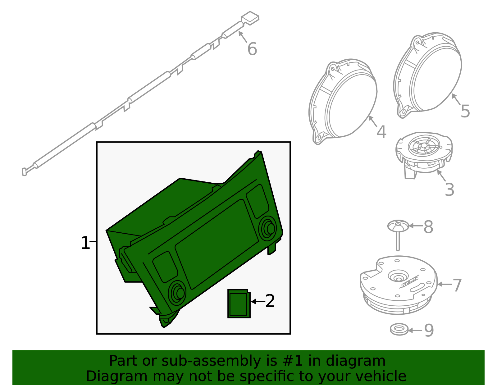 2017-2019 Nissan Radio 28185-6MA0A | Nissan Parts Central