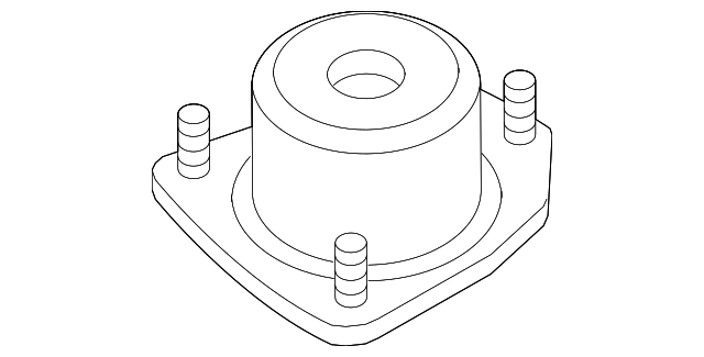 33526788778 - 2007-2014 BMW Shock Mount (33-52-6-788-778) | BMW of ...
