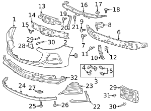 2019 Chevrolet Cruze Reinforcement 42574527 | GMPartsDirect.com