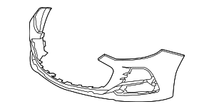 2019 Chevrolet Cruze Primed Front Bumper Fascia 42679642 GM ...