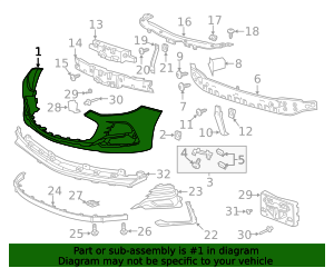 2019 Chevrolet Cruze Primed Front Bumper Fascia 42679643 GM ...