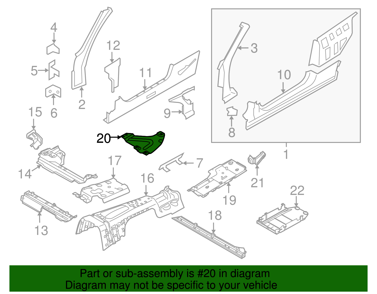 51-75-7-163-563 - Under-Body Shield 2007-2013 BMW | BMW Mini Parts Depot