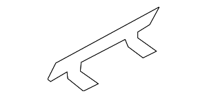 41217179549 - 2007-2013 BMW Outer Hinge Pillar Bracket (41-21-7-179-549 ...