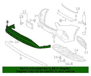 2023-2024 Toyota Highlander Lower Cover 52129-0E191 | Toyota Parts Center