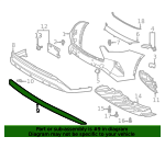 2020-2024 Toyota Highlander Valance Panel 53901-0E010 | OEM Parts Online