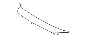 2020-2024 Toyota Highlander Cover Molding 52711-0E900 | OEM Parts Quick