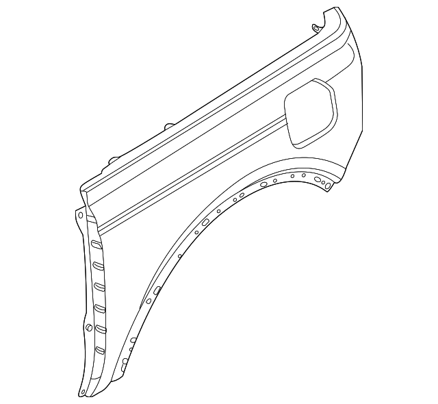Ford M2DZ-9827841-A - Quarter Panel - 2021 Ford Bronco | OEM Ford Parts ...