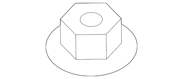 2021 Ford Bronco Front Deflector Nut -W721345-S439 | TascaParts.com