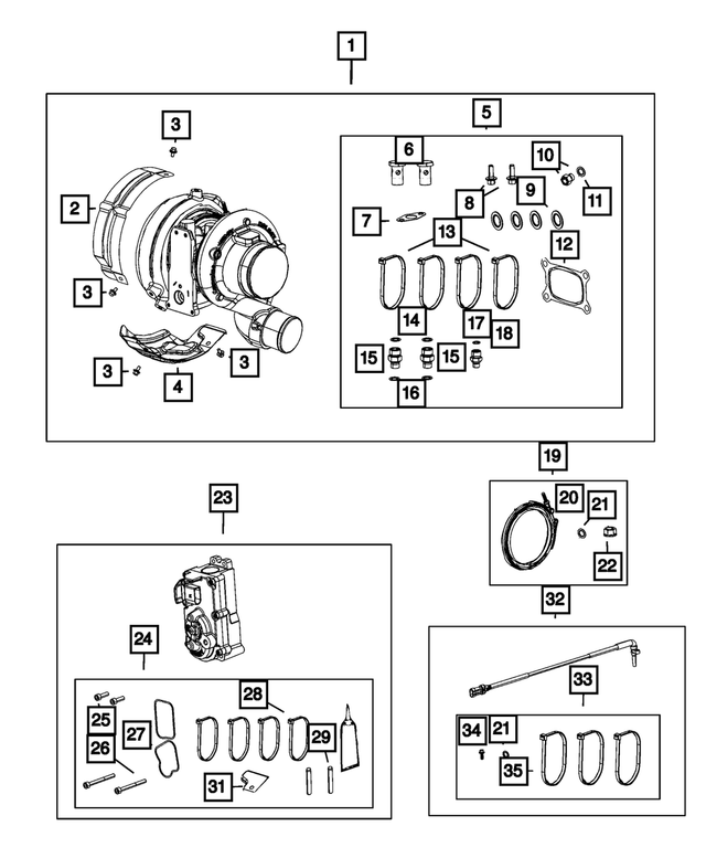 2019-2022 Ram Turbocharger Actuator, Remanufactured R8444773AA | Mopar ...