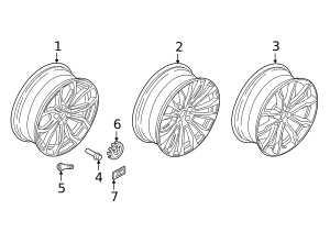 Genuine BMW 36-10-8-010-268 | 20" Style 699M Orbitgrey/Bright-turned ...