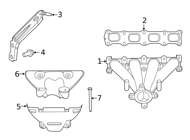 2007-2020 Mopar Exhaust Manifold 04693321AD | Mopar Parts Canada