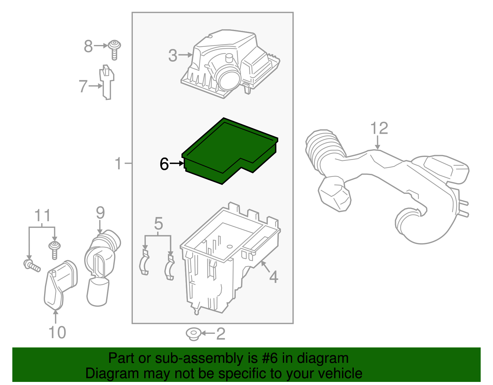 2015-2024 Ford Motorcraft™ Air Filter fa1916 | TascaParts.com