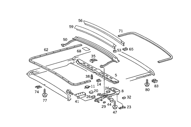 124-990-01-91 - Cage Nut 1955-1999 Mercedes-Benz | Mercedes-Benz USA Parts