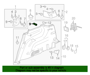 2017-2021 GM Power Outlet 13527225 | GMPartsDirect.com