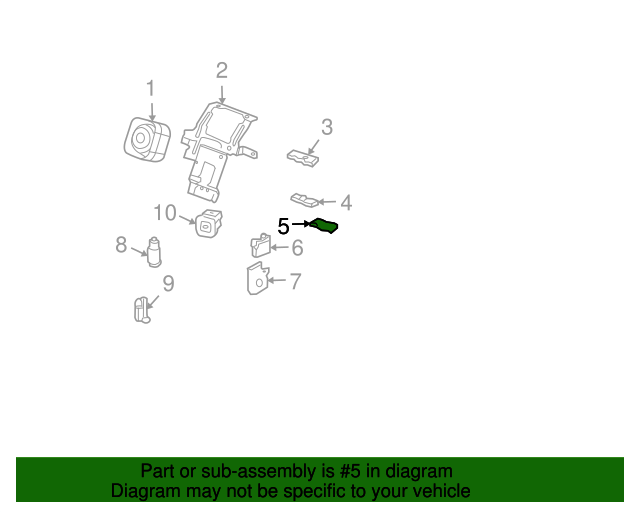 Sensor Bezel - GM (10336149) | GMPartsDirect.com