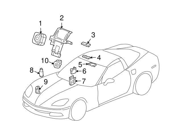 2005-2013 Chevrolet Corvette Steering Column Lock Control Module ...