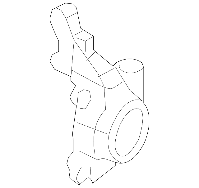 2007-2017 Mopar FRONT KNUCKLE & HUB - Passenger Side (RH) 68088498ad ...