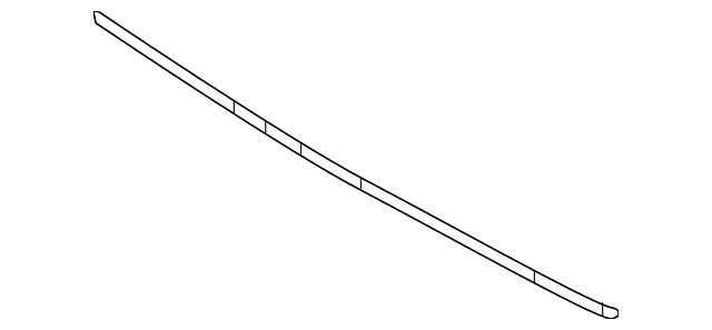 Genuine Upper Molding for 2015-2019 Hyundai Sonata | Part# 86131-C1000 ...