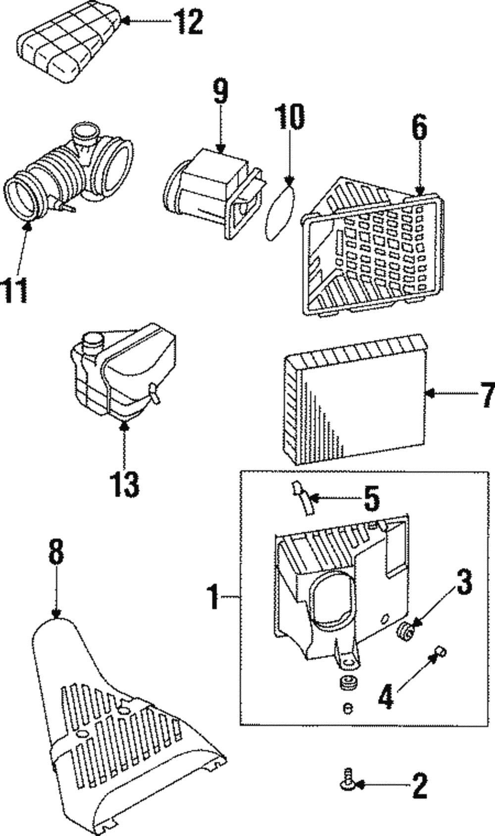 MD357338 Air Mass Sensor 1991-2004 Mitsubishi | Mitsubishi Factory Parts
