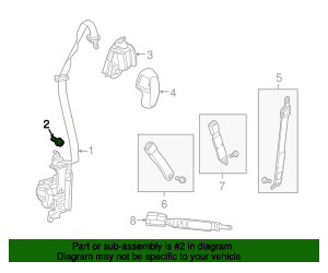2007-2024 Mopar Outer Belt Assembly Screw 06105037AA | Mopar Parts Canada