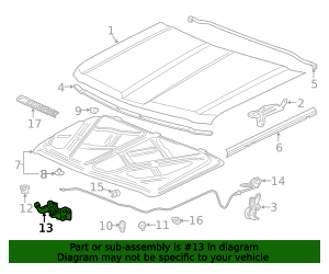 2015-2019 GM Hood Latch 85574822 | Auto Parts Express