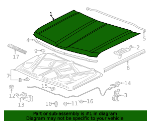 2015-2019 Chevrolet Hood 84348413 | OEM Parts Online