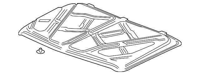 2015-2019 Chevrolet Hood Insulator 84110492 GM | GMPartsDirect.com