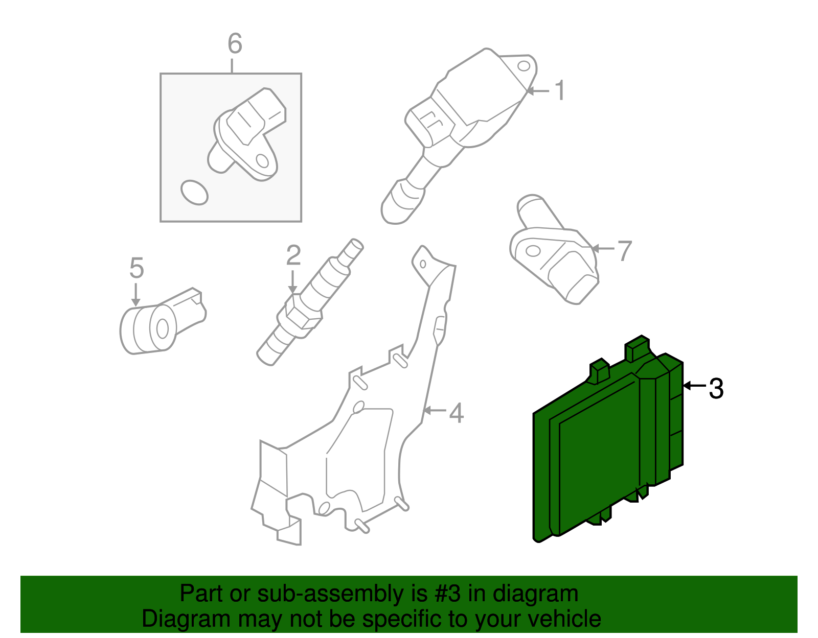 23710-6HV0B - 2023 Nissan GT-R - Ecm | Anicra Nissan Parts
