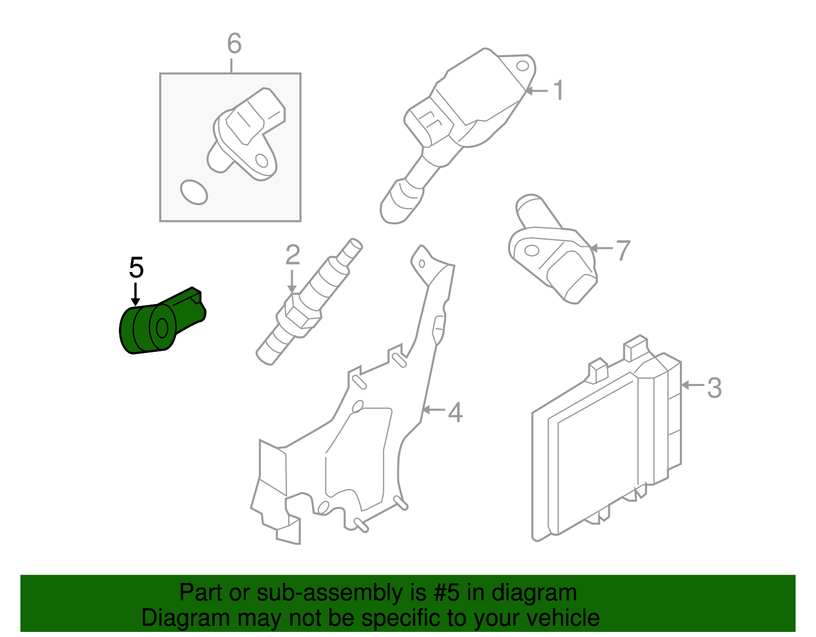 2007-2024 Nissan Knock Sensor 22060-JK20B | Melloy Nissan Parts