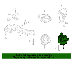 22117935147 - 2012-2016 BMW Engine Support (22-11-7-935-147) | BMW of ...