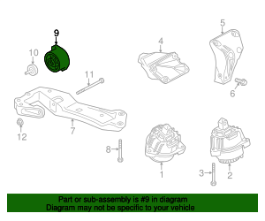 Genuine BMW 22-32-6-856-421 | Trans Mount | FREE Shipping on Most ...