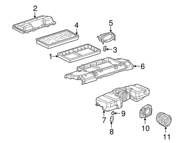 1998-1999 GM Duct Assembly-A/Cl Otlt (W/ Reso & Int Air Tem 25175840 ...