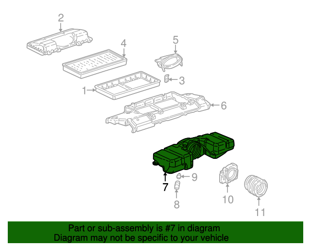 1998-1999 GM Duct Assembly-A/Cl Otlt (W/ Reso & Int Air Tem 25175840 ...