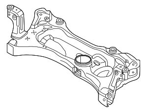 2018 Volkswagen Tiguan Engine Cradle 5WA-199-315-F | QuirkParts