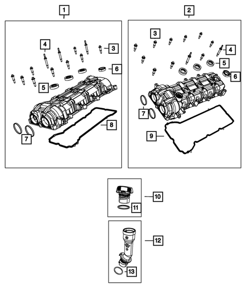 Cylinder Head for 2013 Dodge Durango | Mopar Online Parts