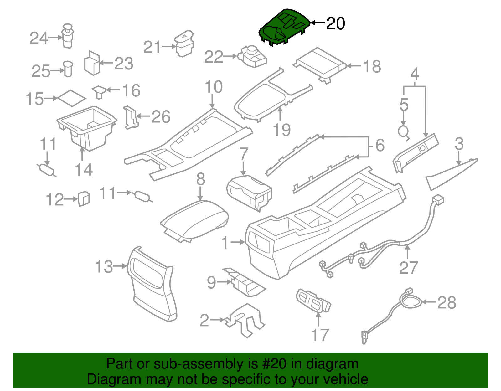 2012-2014 Hyundai Genesis Shift Indicator 84655-3M415-JC | OEM Parts Online