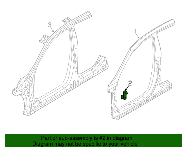 71125-D4000 - Aperture Panel Bracket 2016-2020 Kia Optima | Kia.Parts Store