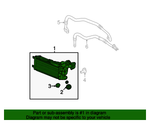 17-22-7-521-376 - Engine Oil Cooler 2007-2015 BMW | AutoNationParts.com