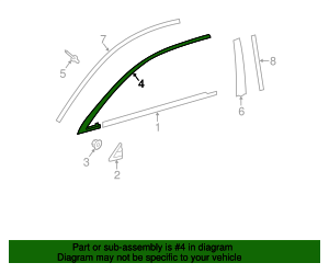 2016-2018 Lexus Upper Molding 75072-06070 | OEM Parts Online