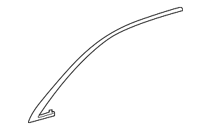 2016-2018 Lexus Door Reveal Molding 75072-06070 | AutoNationParts.com