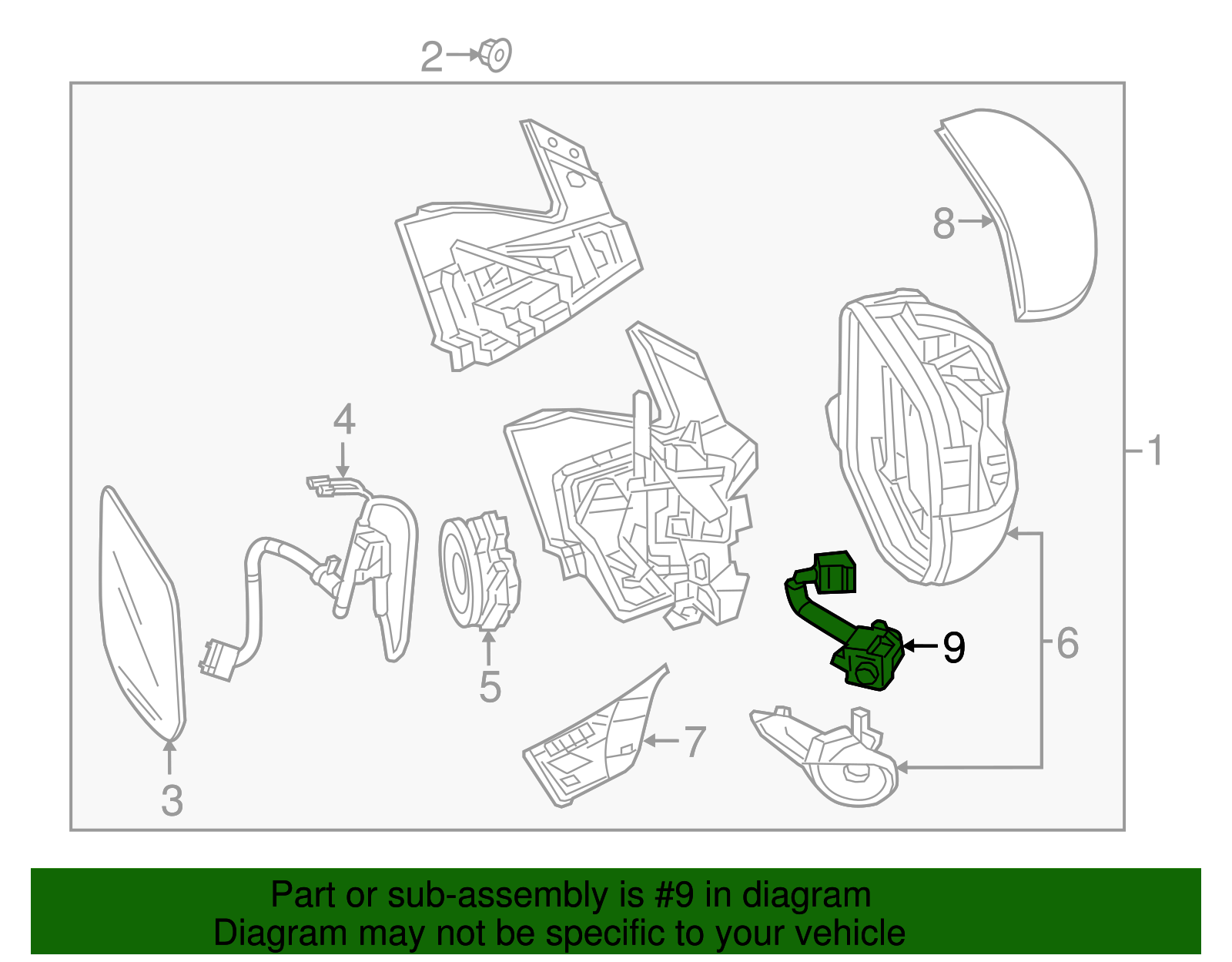 2017-2019 Honda Ridgeline Side Camera 36580-T6Z-A01 | Retail ...