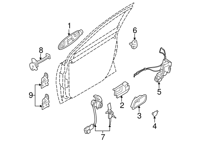 81311-1G000 - Lock Assembly 2006-2011 Kia | Kia Cheap Parts