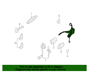 81311-1G000 - Lock Assembly 2006-2011 Kia | Kia Cheap Parts