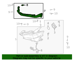 DFR5-50-150D - Headlamp Bracket 2020-2024 Mazda CX-30 | Mazda Parts Connect