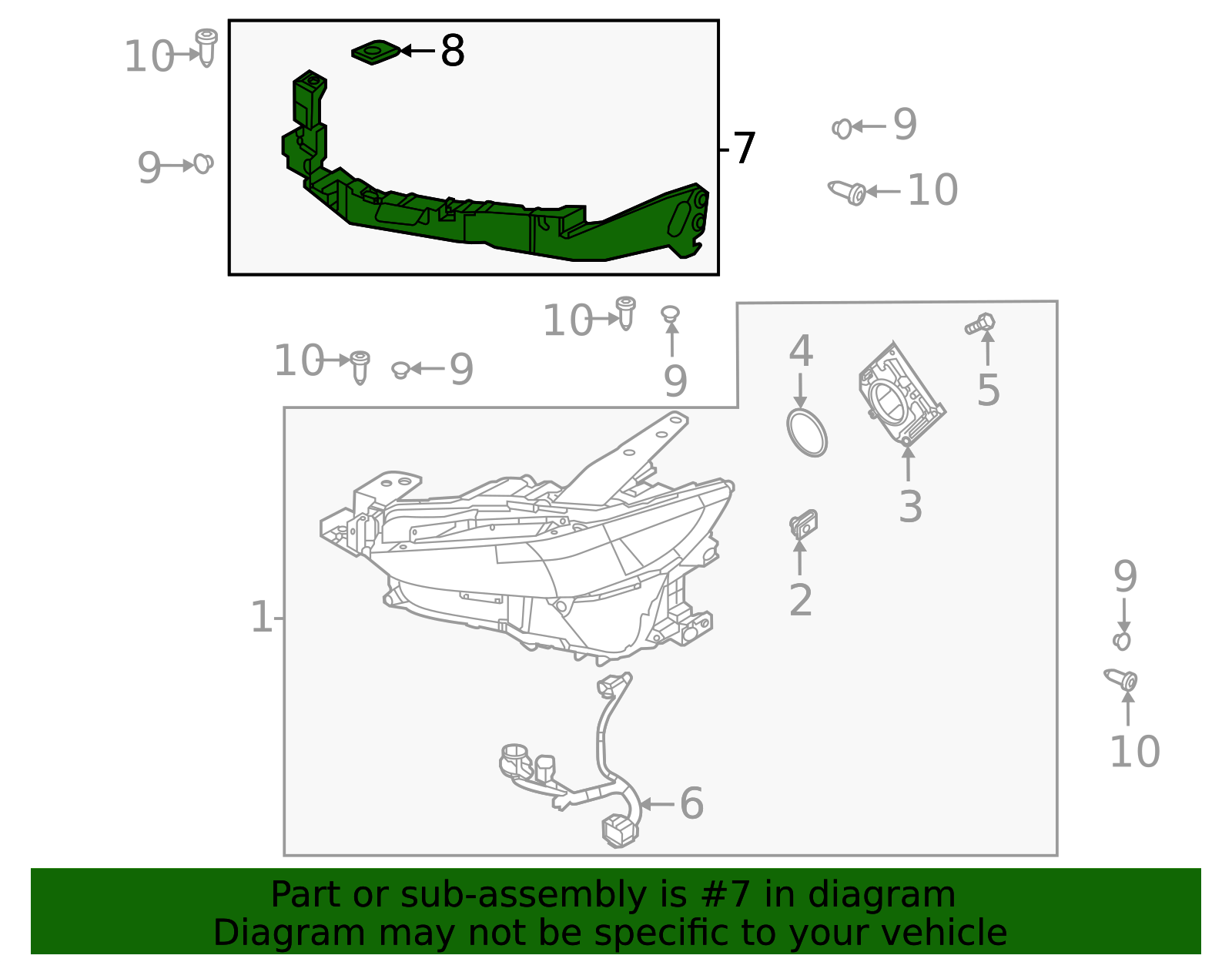 DFR5-50-150D - Headlamp Bracket 2020-2024 Mazda CX-30 | Florida Mazda Parts