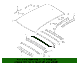 2013-2016 Mazda CX-5 Reinforcement KD53-70-663 | MazdaGear.com