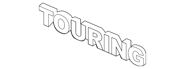 2005-2008 Honda Odyssey 05'-08' HONDA ODYSSEY Rear (Touring) Emblem ...