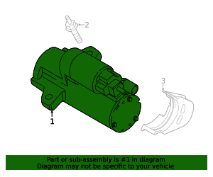 K2GZ-11002-H - Starter Motor 2019-2024 Ford | Group 1 Auto Parts
